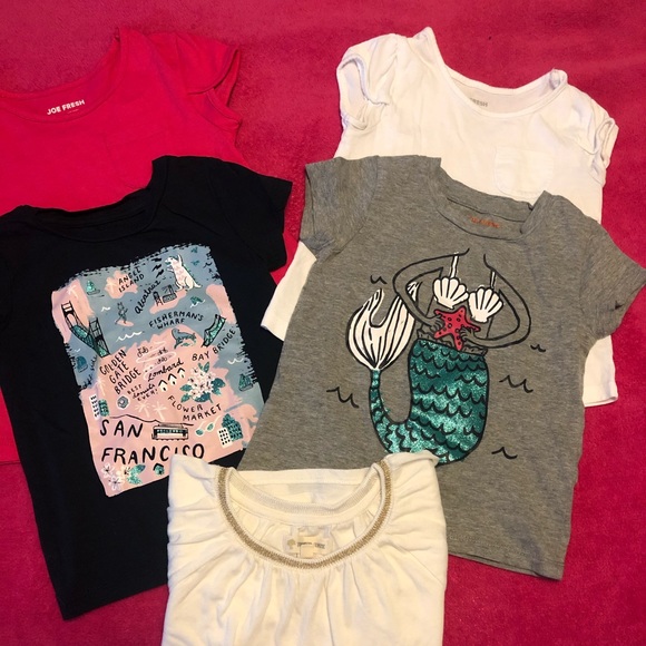 Joe Fresh | Shirts & Tops | 5 Tees 4 Joe Fresh And One Tucker Tate ...